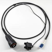China Outdoor Fullaxs LC Fiber Optic Patch Cord IP67 Waterproof 4.8mm Cable Diameter for sale