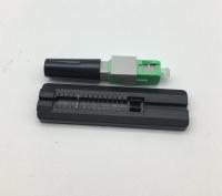 China SC Field Assembly Fiber Patch Cord Connectors Round Shape For 0.9mm 3mm Drop Cable for sale