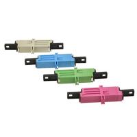 China APC Fiber Optic Cable Adapter E2000 Simplex Coupler With Ceramic Sleeve Inside for sale