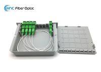China Durable Fiber Optic Splitter 1x4 LGX Module Cassette Type With SCAPC Connector for sale