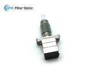 China FC Male To SC Female Fiber Optic Adapter Metal Housing Single / Multi Mode Optional for sale