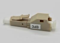 China LC Fiber Optic Attenuator Multimode 3dB 5dB 7dB 10dB 62.5/125 50/125 OM3 Customized for sale