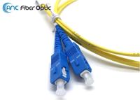 China Flat Duplex Optical Fiber Patch Cord LSZH SM OS2 2.0mm LC-SC 1M Easy To Strip for sale