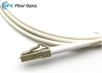 China LSZH PVC Jacket Fiber Optic Patch Cord Simplex MM LC SC FC ST Connector Durable for sale