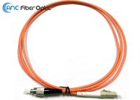 China LSZH PVC Jacket Fiber Optic Patch Cord Simplex MM LC SC FC ST Connector Durable for sale