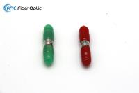 China DIN To DIN Simplex Fiber Optic Adapters Singlemode Multimode Metal Body 0.2dB for sale