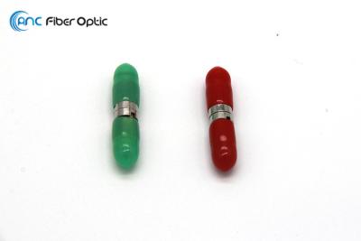 China DIN To DIN Simplex Fiber Optic Adapters Singlemode Multimode Metal Body 0.2dB for sale