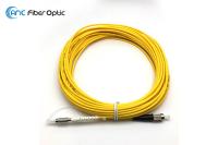 China DIN Fiber Optic Patch Cord Singlemode Multimode DIN To FC Simplex 15M 3.0mm for sale