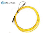 China DIN Fiber Optic Patch Cord Singlemode Multimode DIN To FC Simplex 15M 3.0mm for sale