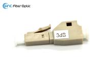 China LC Fiber Optic Attenuator Multimode 3dB 5dB 7dB 10dB 62.5/125 50/125 OM3 Customized for sale