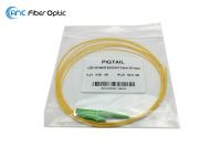China E2000/APC Fiber Optic Pigtail SM G652D 0.9mm Tight Buffer Loose Tube 2 Meter for sale