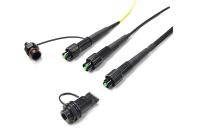 China Outdoor Waterproof SC Fiber Optic Patch Cord Huawei Compatible 10m 20m 50m IP67 for sale
