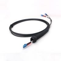 China NSN Duplex Fiber Optical Patch Cord SM MM CPRI Angled / Straight LC Boot for sale