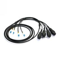 China 4 8 Core Fullaxs LC Patch Cord Optical Fiber 10M 20M 50M Low Insertion Loss for sale