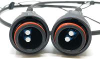 China Fullaxs Duplex LC Fiber Optic Patch Cord Outdoor IP67 2M Open Bulkhead For FTTA for sale