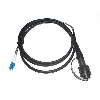 China Outdoor IP67 Fiber Optic Cable Patch Cord ODVA LC Duplex 2M Waterproof SM / MM for sale