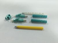 China LC Duplex Fiber Patch Cord Connectors High Density For 2.0mm SM MM OM3 OM4 Cable for sale
