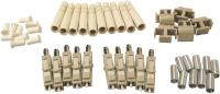 China LC Duplex Fiber Optic Connectors One Piece Unassembled SM MM For 3.0mm Cable for sale
