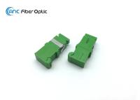 China PC Housing Fiber Optic Cable Adapter Flanged / Flangeless Simplex SC Side Shutter for sale