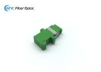 China PC Housing Fiber Optic Cable Adapter Flanged / Flangeless Simplex SC Side Shutter for sale