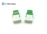 China PC Housing Fiber Optic Cable Adapter Flanged / Flangeless Simplex SC Side Shutter for sale