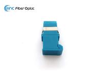 China PC Housing Fiber Optic Cable Adapter Flanged / Flangeless Simplex SC Side Shutter for sale