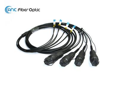 China 4 8 Core Fullaxs LC Patch Cord Optical Fiber 10M 20M 50M Low Insertion Loss for sale