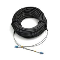 China FTTA CPRI Armored Fiber Optic Patch Cable 2 Core Singlemode LC LC 30 Meter for sale