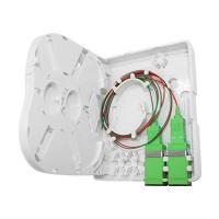 China FTTx 2 Core Fiber Optic Cable Termination Box ABS Material Desk / Wall Mount for sale