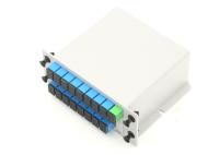 China Rack Mount LGX Box Cassette 1x16 Fiber Optic Plc Splitter for sale