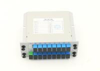 China Rack Mount LGX Box Cassette 1x16 Fiber Optic Plc Splitter for sale