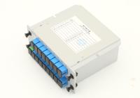 China Rack Mount LGX Box Cassette 1x16 Fiber Optic Plc Splitter for sale