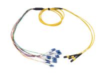 China LSZH 8 12 36Fiber MPO To LC Fanout Cable Assembly CATV for sale