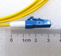 China PVC 12mm Boot LC 1310nm G652D Fiber Optic Patch Cord for sale