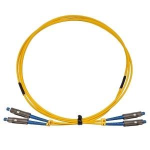 China Duplex SM SC APC To SC APC Patch Cord G652D G657A1 G657A2 Fiber Optional for sale
