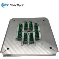 China 24 Port E2000 Fiber Optic Termination Tools Polishing Jig Plate for sale