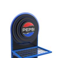 China Metal Drink Bottle Display Stand with LED Lighted Logo for Wholesale for sale
