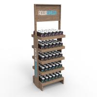 China New arrival wood display stand bottle display rack for healthcare products for sale