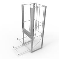 China Customized Countertop Metal Wire Display Stand Canned Coffee Display Rack Dispenser for Supermarket for sale