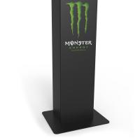 China Hot Selling Automatic Vertical Vendor Energy Drink Display Stand With Custom Logo for sale