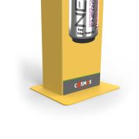 China Fashion Style Metal Energy Drink Auto Lift Vertical Vendor with Price Panel for sale