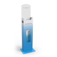 China Customized High Capacity Super Water Metal Vertical Vendor With Changeable Logo for Wholesale for sale
