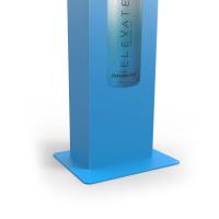 China Customized High Capacity Super Water Metal Vertical Vendor With Changeable Logo for Wholesale for sale