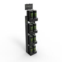 China Hot Selling Supermarket Counter Display Stand Bottle Display Rack With Customized Logo for sale
