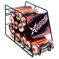 China Hot Selling Supermarket Energy Drink Can Display Hanging Rack Wire Display Stand With Custom Logo for sale