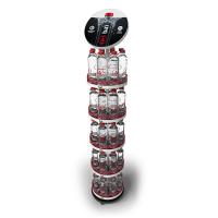China Hot Selling Supermarket Energy Drink Can Display Hanging Rack Wire Display Stand With Custom Logo for sale