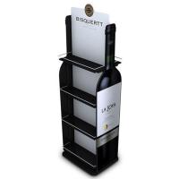 China Customized Pretty Design Plywood Display Rack for Store Wooden Wine Display Stand 3 Tier Wood Display Stand for sale