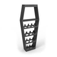 China Customized Wooden Display Rack Wooden Barcadi Display Stand Rum Retailing Idea for Retail Store for sale