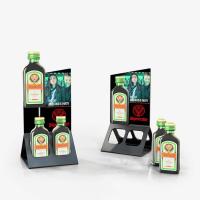 China Countertop Metal Display Rack Beverage Can Holder Beverage Dispenser For Supermarket for sale