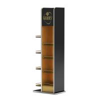 China Floorstanding Retail Store Alcohol Display Stand Wine Glass Display Stand For Cocktails for sale